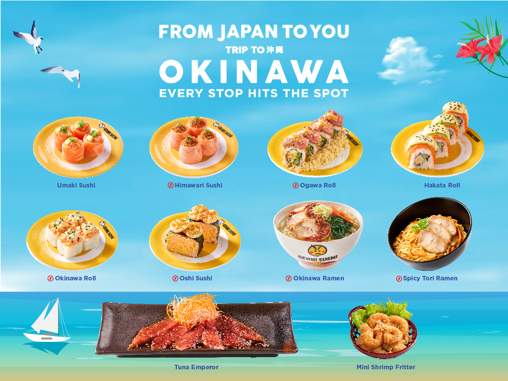 Trip to Okinawa”, Perjalanan Kuliner Baru dari Genki Sushi - Male Inspire