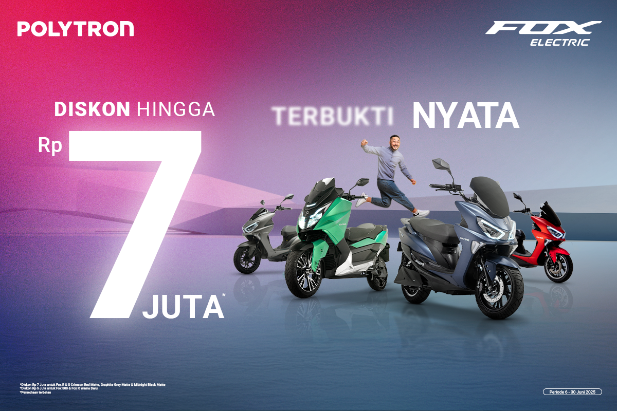 Dorong Adopsi Motor Listrik Lebih Luas, Polytron Beri Potongan Harga Rp ...